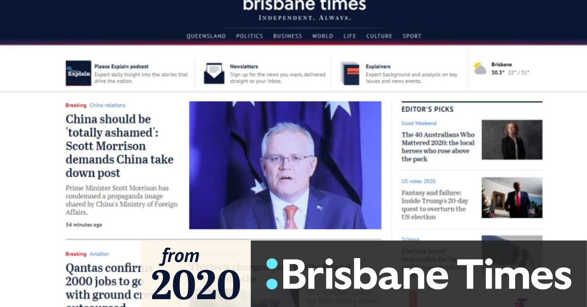 Welcome to the new Brisbane Times homepage